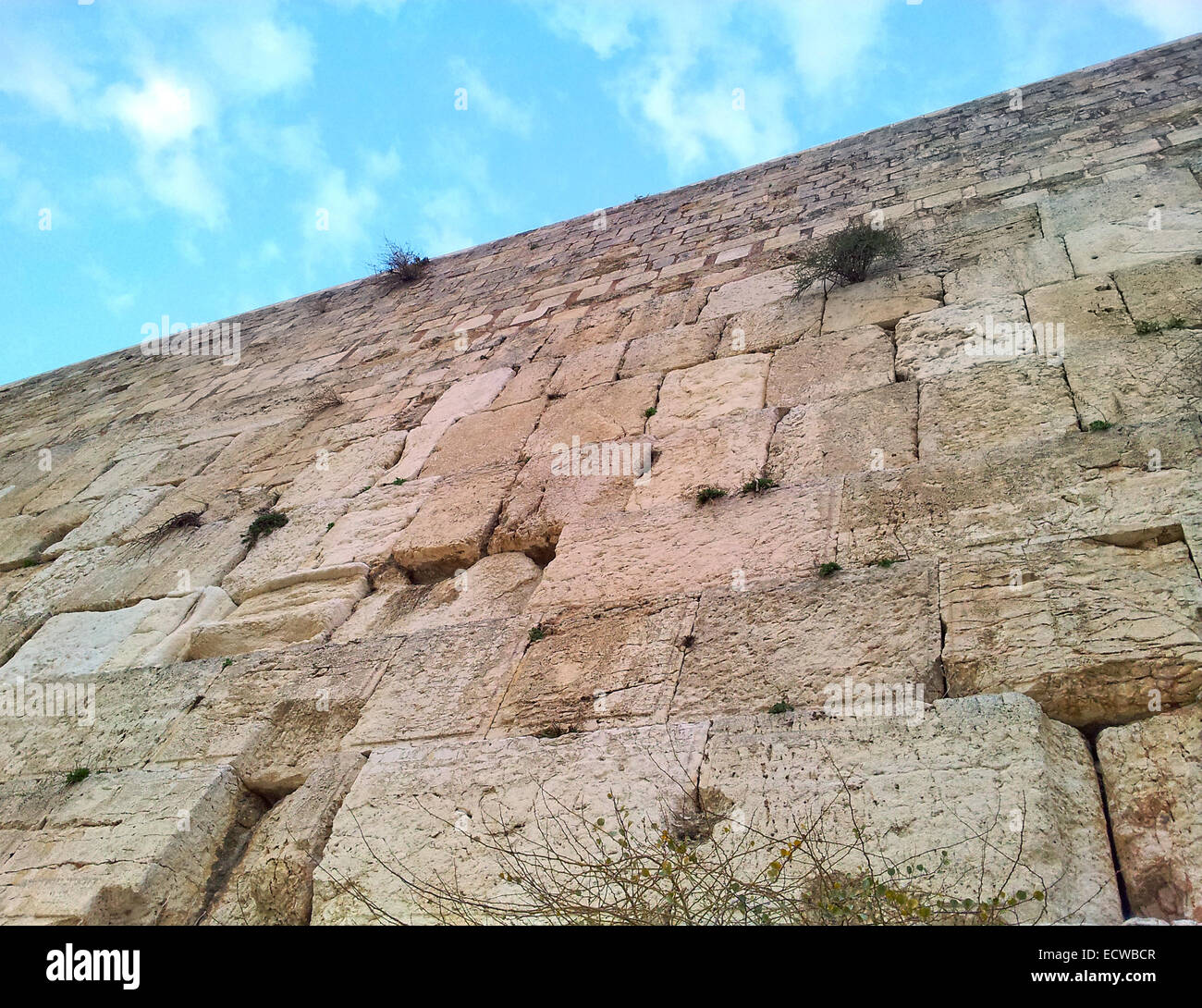 Western Wall also known as Wailing Wall or Kotel. Jerusalem Stock Photo ...