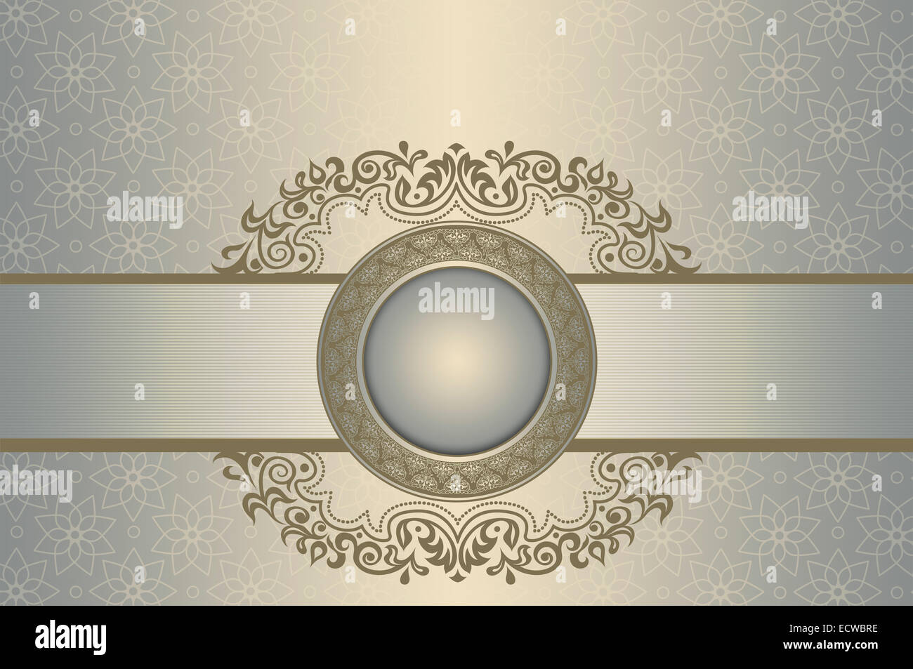 Decorative background with old-fashioned patterns for the design Stock ...