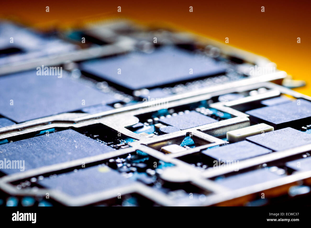 Smart phone motherboard in studio setting Stock Photo - Alamy