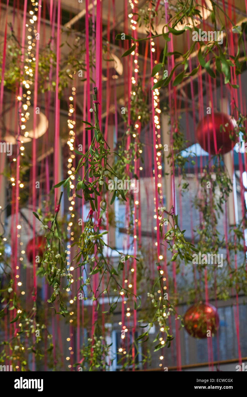 London, UK. 19th Dec, 2014. Christmas at Borough Market, London ...