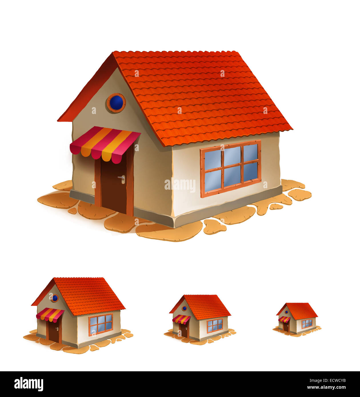 2d house hi-res stock photography and images - Alamy