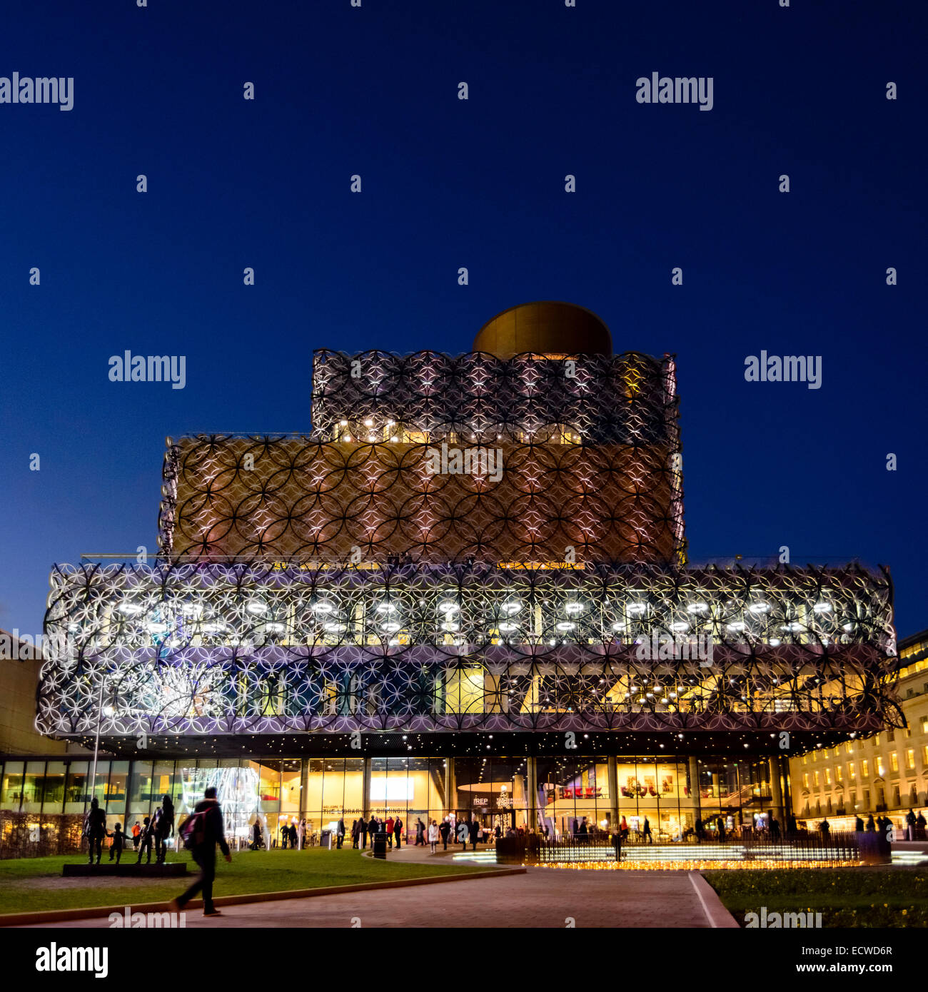 Library of birmingham night hi-res stock photography and images - Alamy