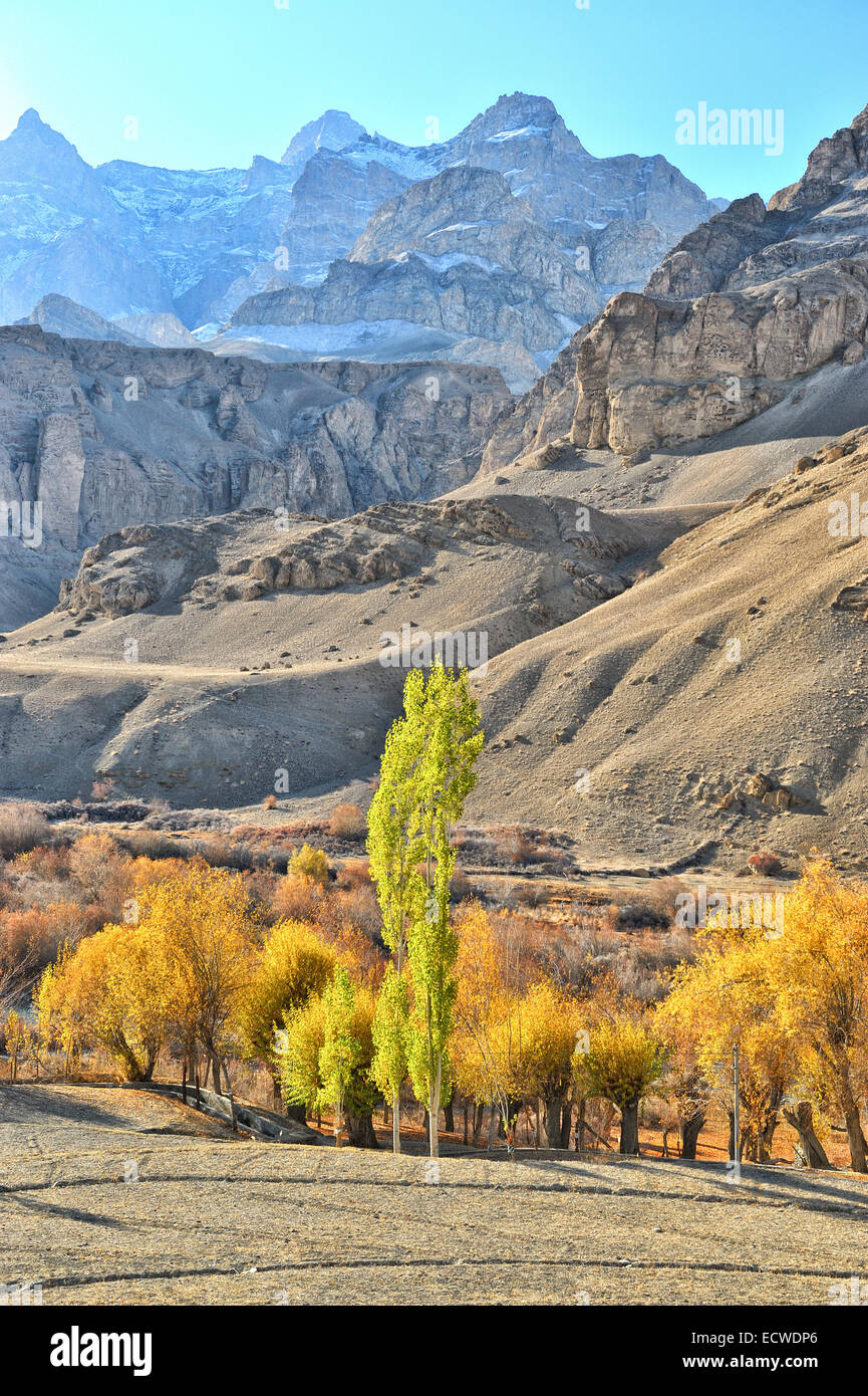 Mulbekh in contrast, Jammu Kashmir, India Stock Photo - Alamy