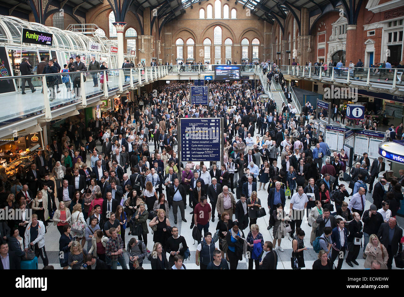 LONDON - SEPTEMBER 30 : COMMUTERS are facing train chaos tonight as ...