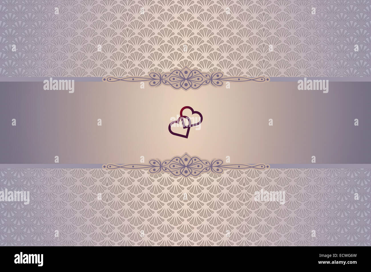 Template of wedding invitation. Elegant and soft pink color of ...