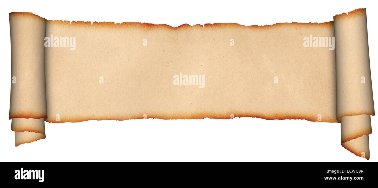 Medieval parchment scroll on hi-res stock photography and images - Alamy