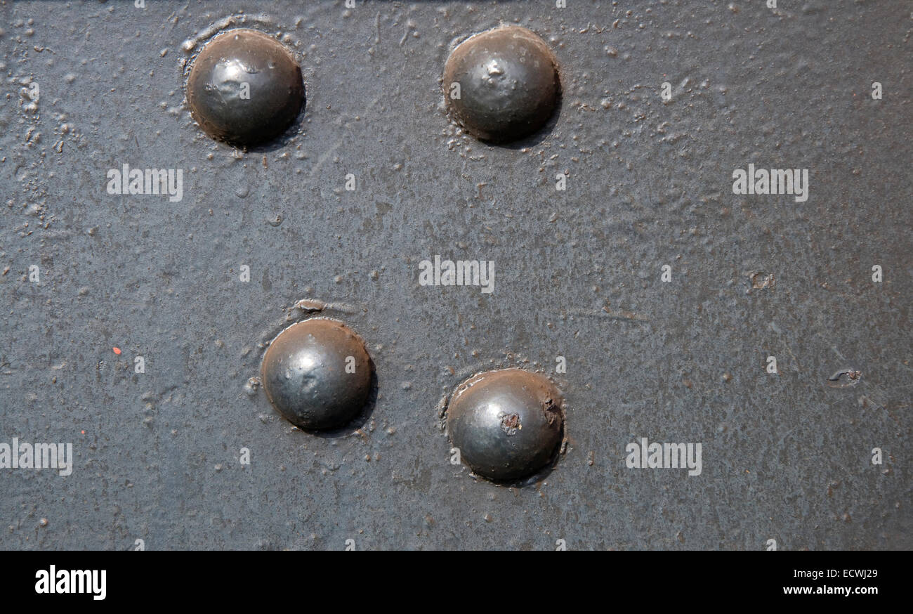 Old Steel Metal Plate Rivets High Resolution Stock Photography and ...