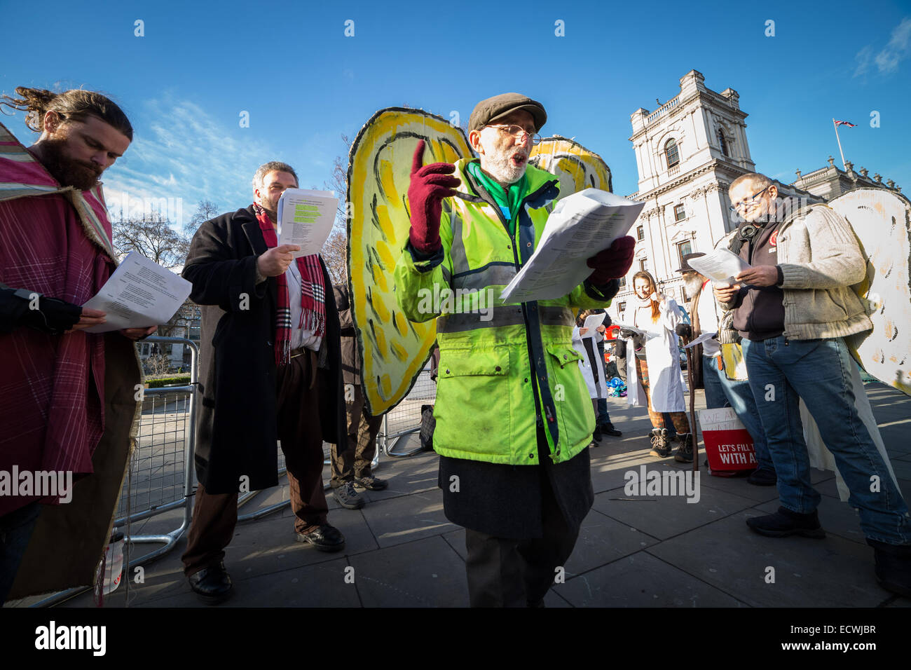 London, UK. 20th Dec, 2014. Occupy Democracy Returns to Parliament ...