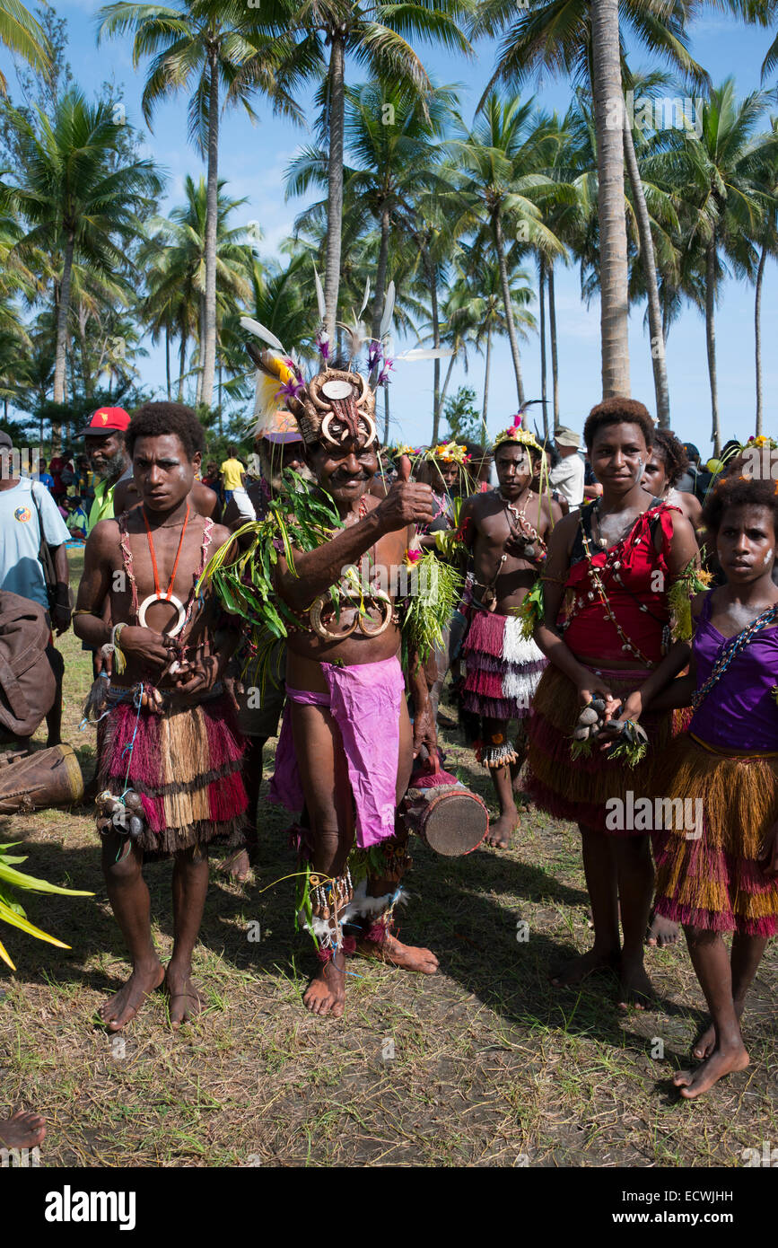 Melanesia, Papua New Guinea, Sepik River area, Murik Lakes, Karau ...