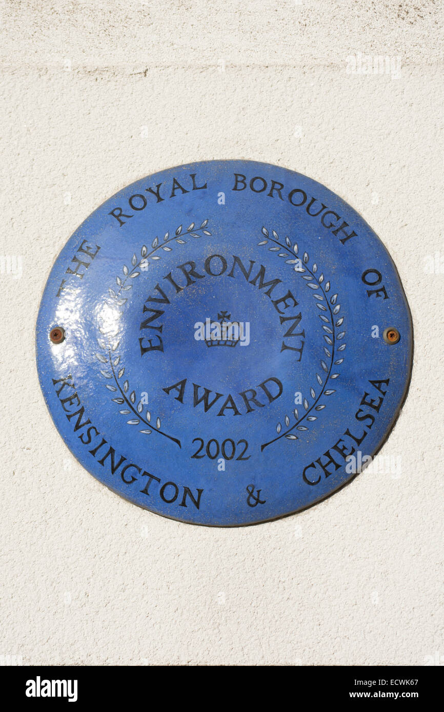 blue plaque of 2002 at tollard house, kensington, marking an ...