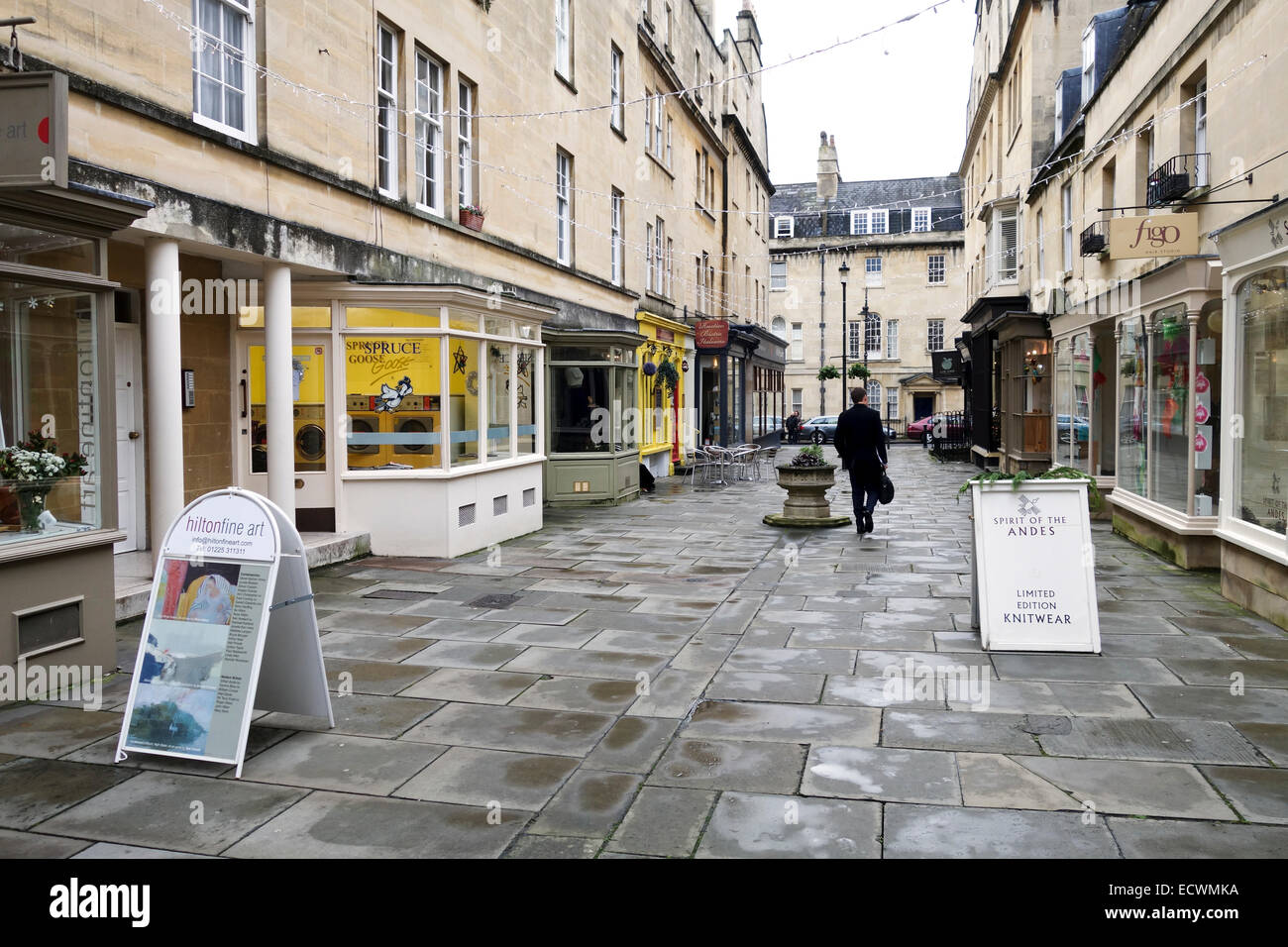 Independent shops in Margarets Buildings, Bath, England, UK Stock Photo ...