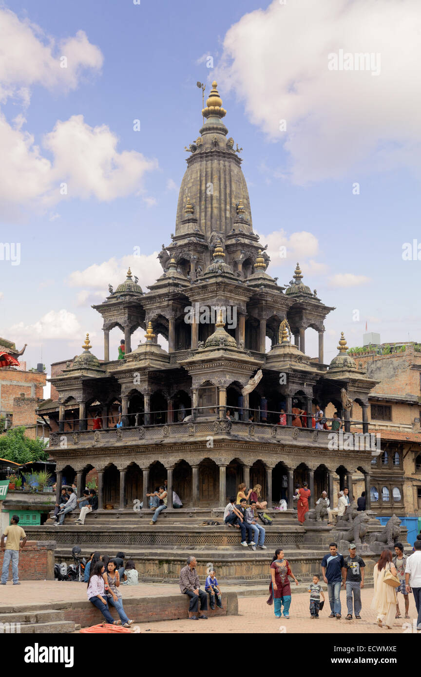 Hari Shankar Temple, Taleju Temple, Taleju Bell, Degutalle Temple at Durbar Sqaure in Patan ...