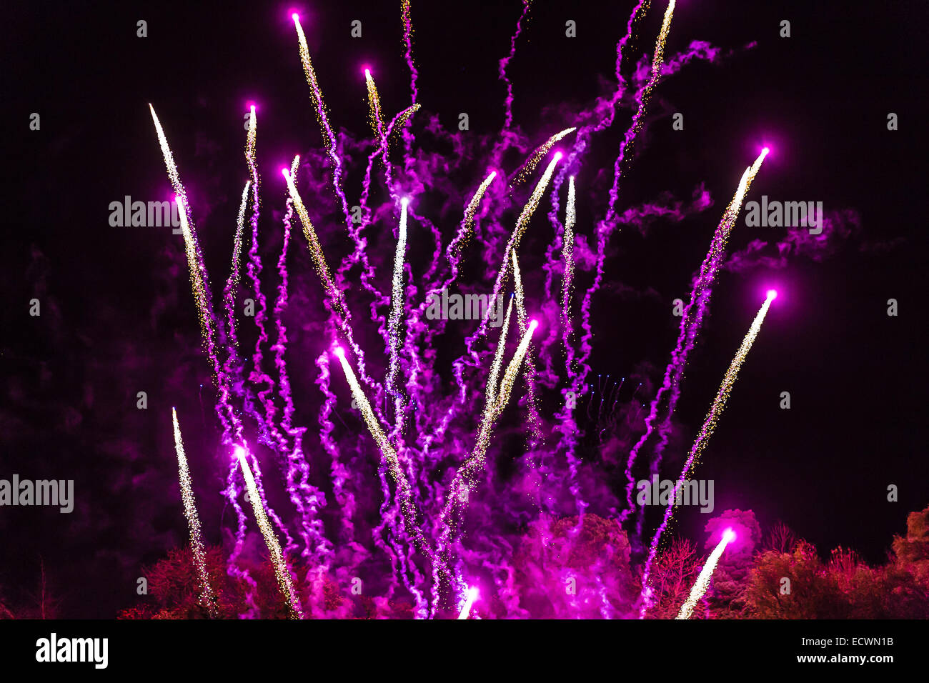 Beautiful fireworks wedding hi-res stock photography and images - Alamy