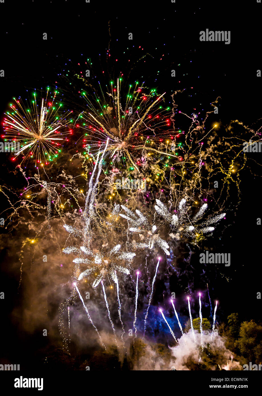 Beautiful fireworks wedding hi-res stock photography and images - Alamy