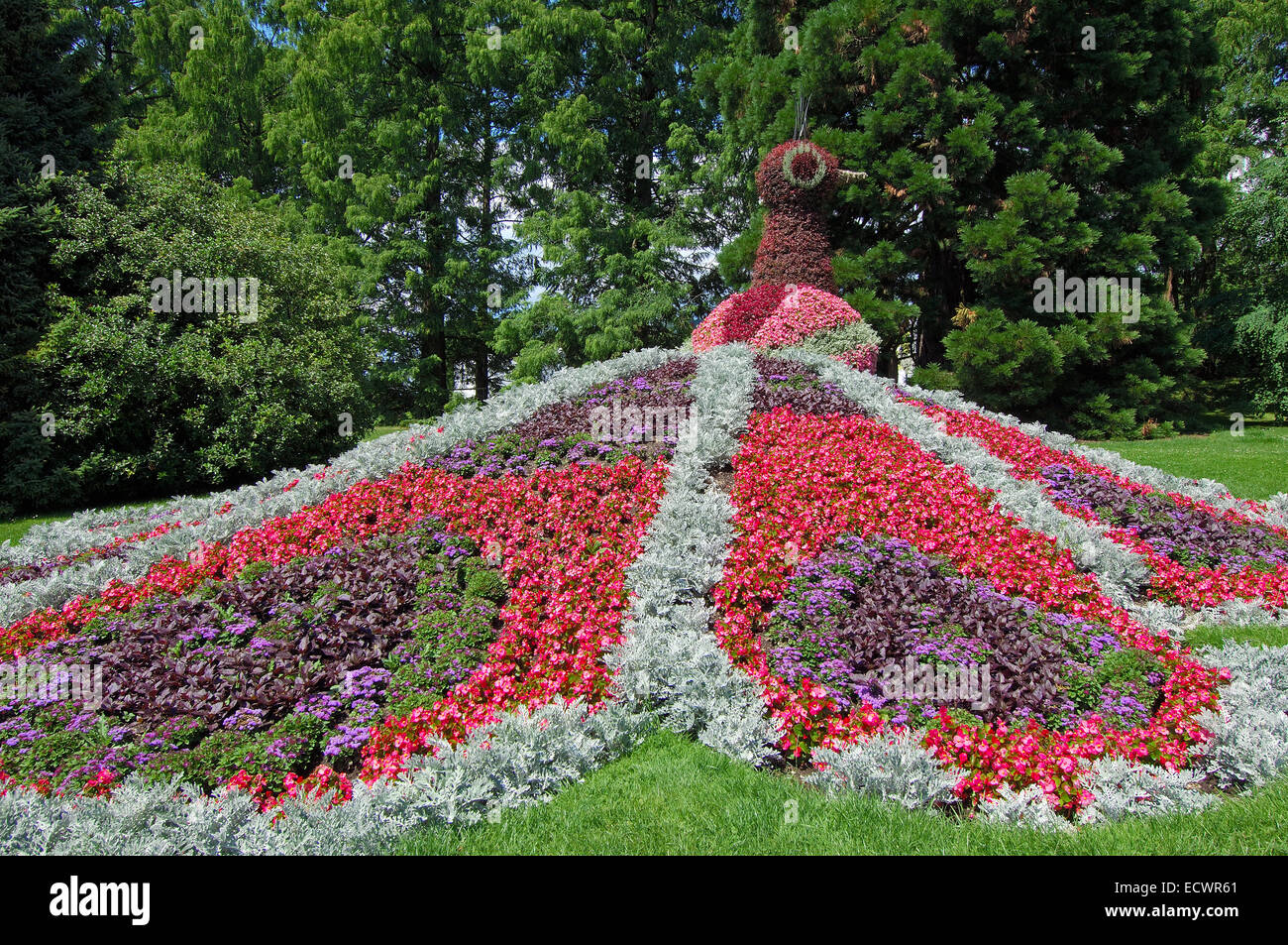 Mainau, Flower Island, Flowers sculpture, Baden-Wuerttemberg, Germany ...