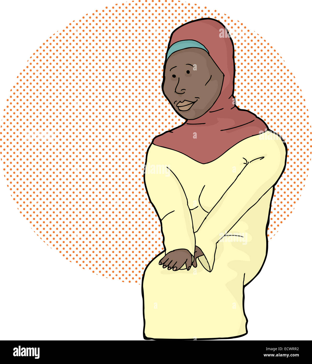 Hijab illustration hi-res stock photography and images - Alamy