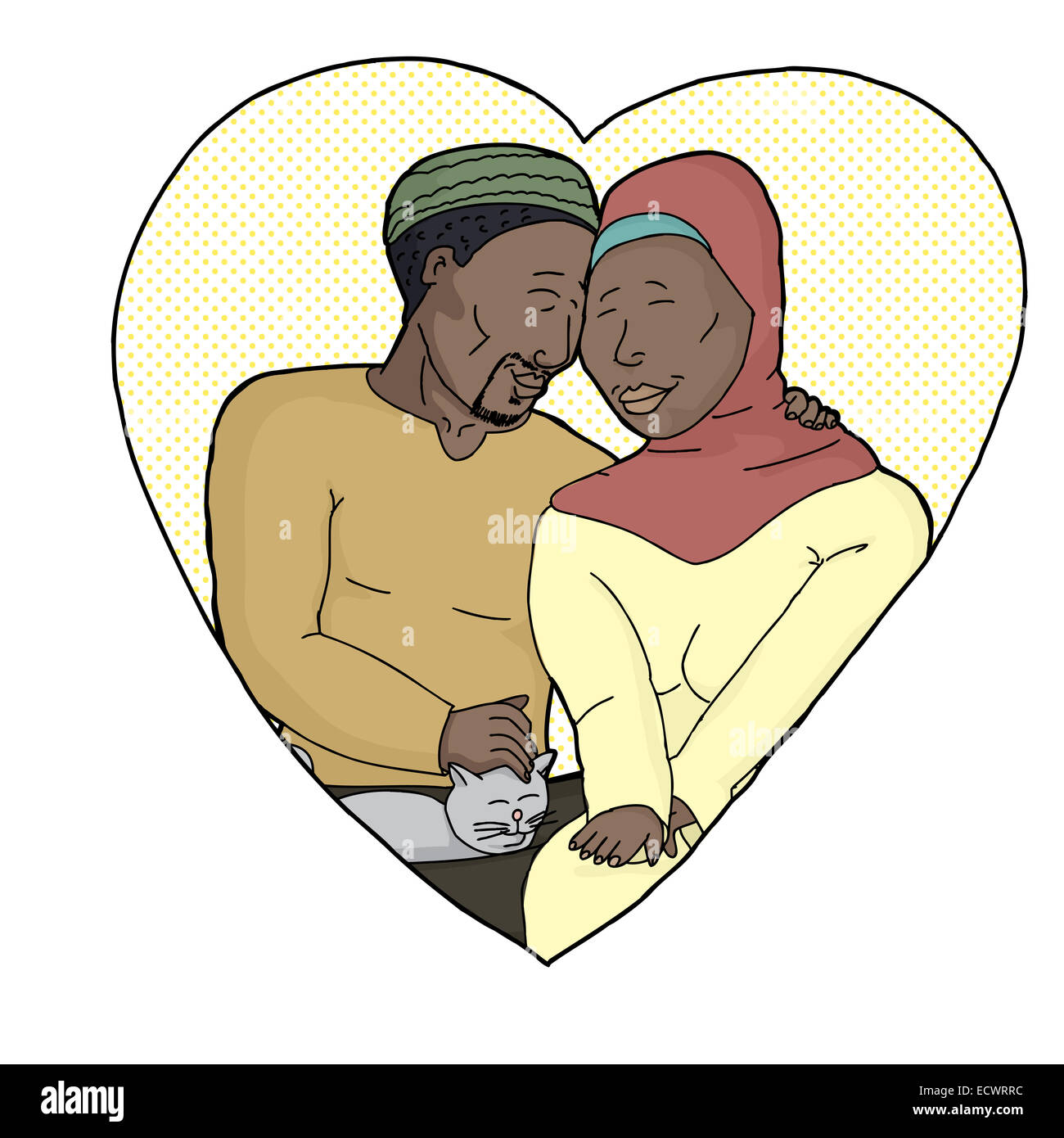 Handsome smiling bearded man in Cut Out Stock Images & Pictures - Alamy