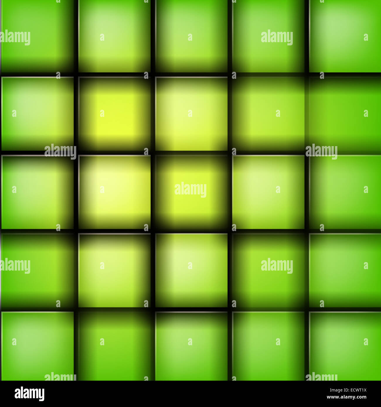 Abstract green rectangle background Stock Photo - Alamy