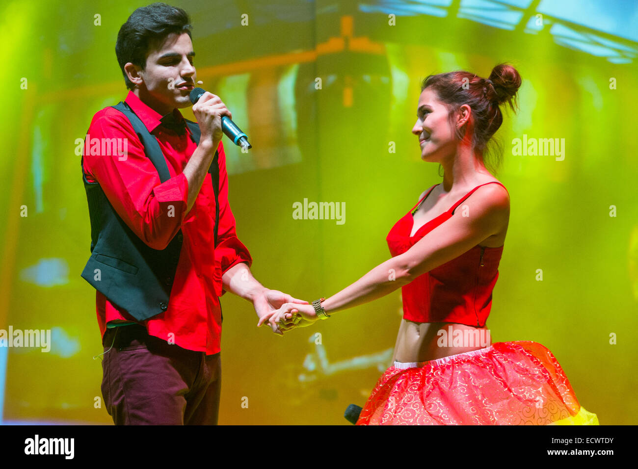 Milan, Italy. 20th Dec, 2014. Greeicy Rendo?n as Daisy, star of the TV ...