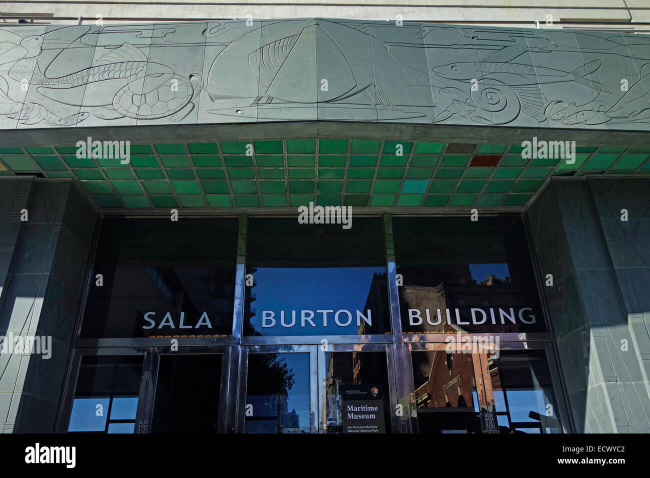 San Francisco maritime museum in aquatic park bathhouse building Stock ...