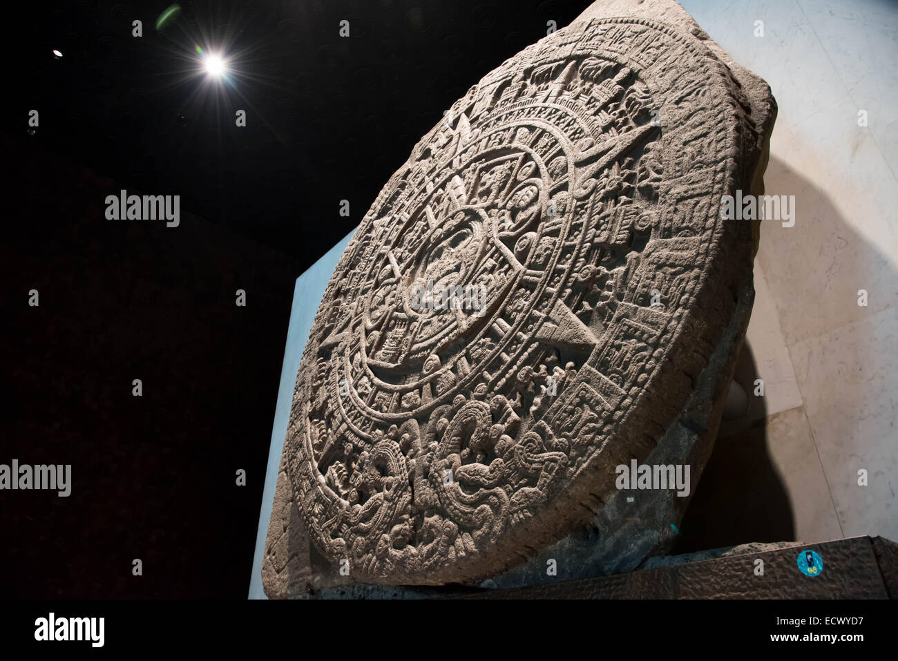 The National Museum of Anthropology,Mexico city,Mexico Sun stone Stock ...
