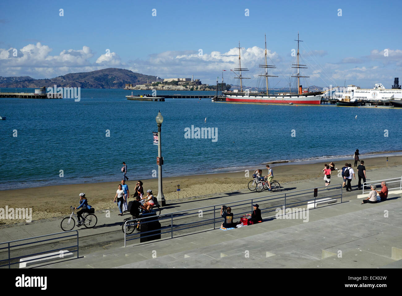 San Francisco maritime museum Balclutha in aquatic park Stock Photo - Alamy