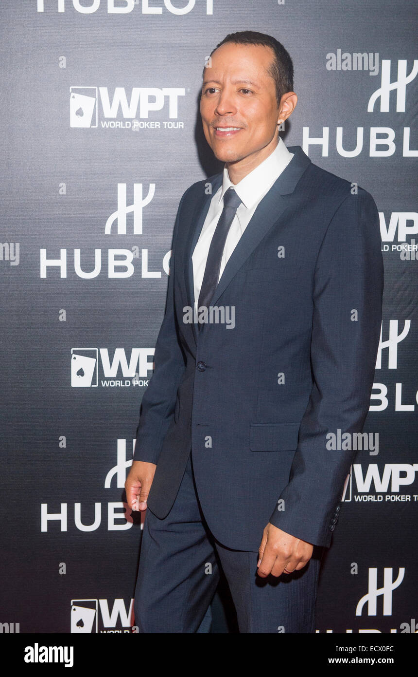 Actor Yancey Arias attends the announcement of Hublot and World Poker ...