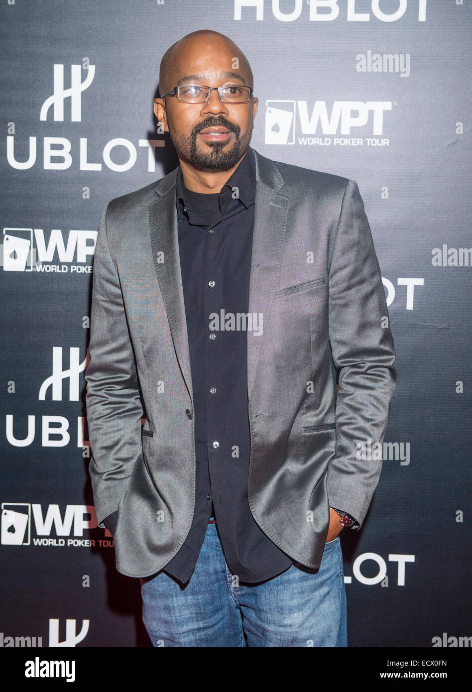 Actor Inny Clemons attends the announcement of Hublot and World Poker ...