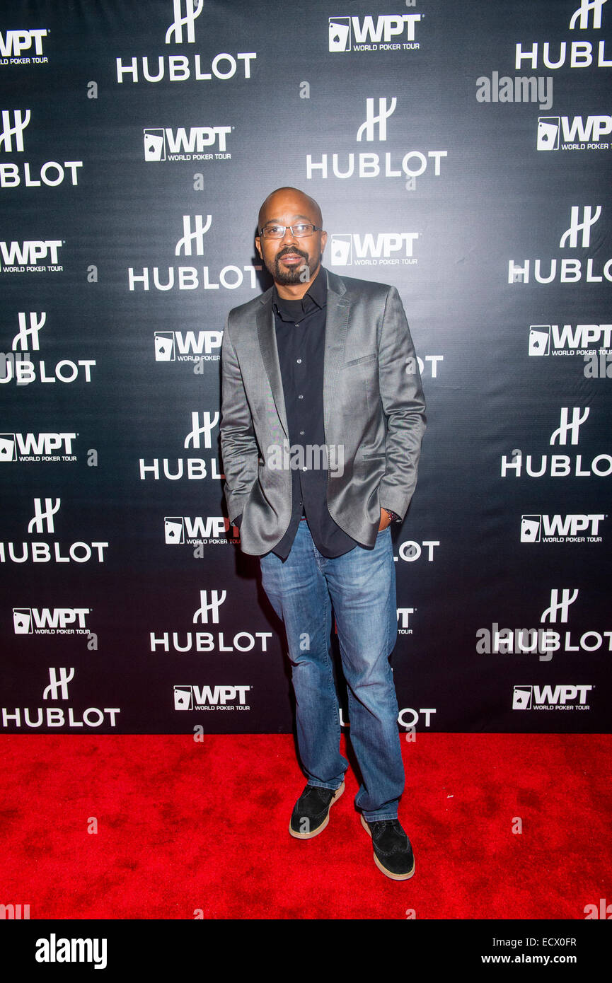 Actor Inny Clemons attends the announcement of Hublot and World Poker ...