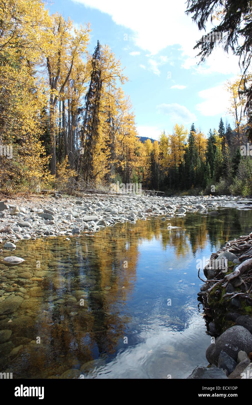 Fall Foliage Reflection Stock Photo - Alamy