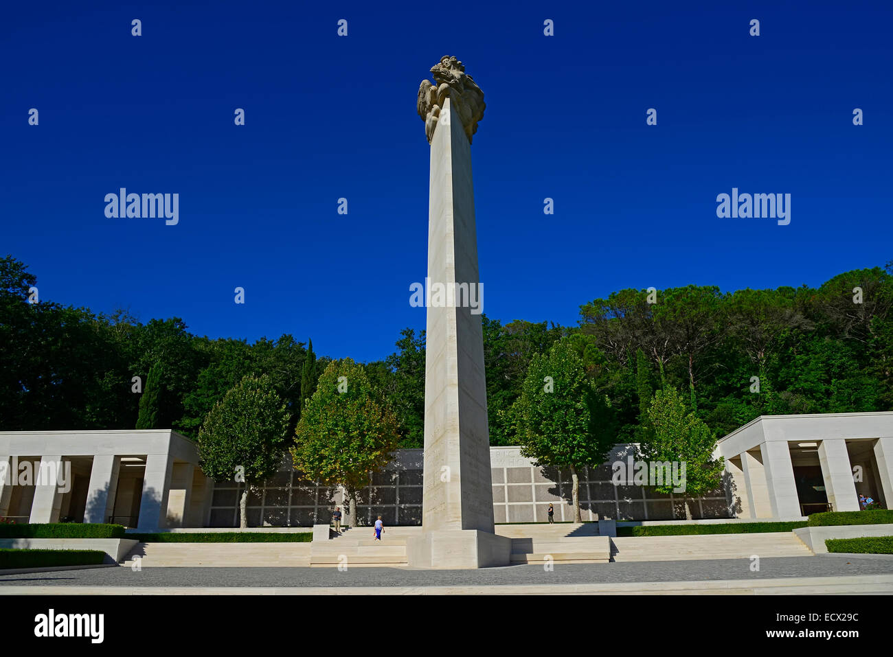 Florence American Cemetery Italy World War II WWII Stock Photo - Alamy