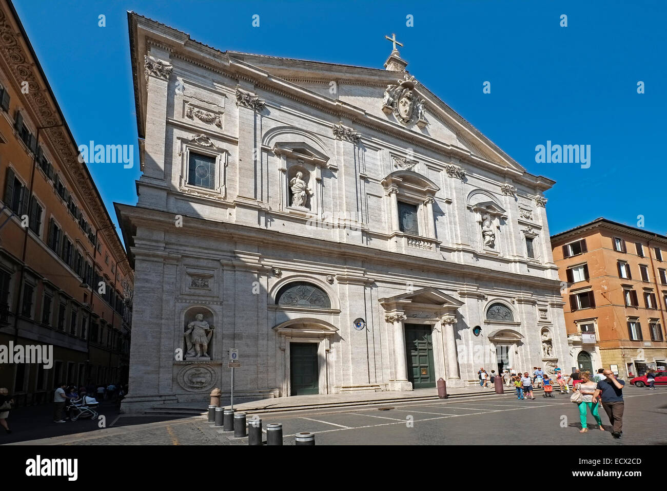 St. Louis of the French Catholic Church Rome Italy IT EU Europe Stock ...