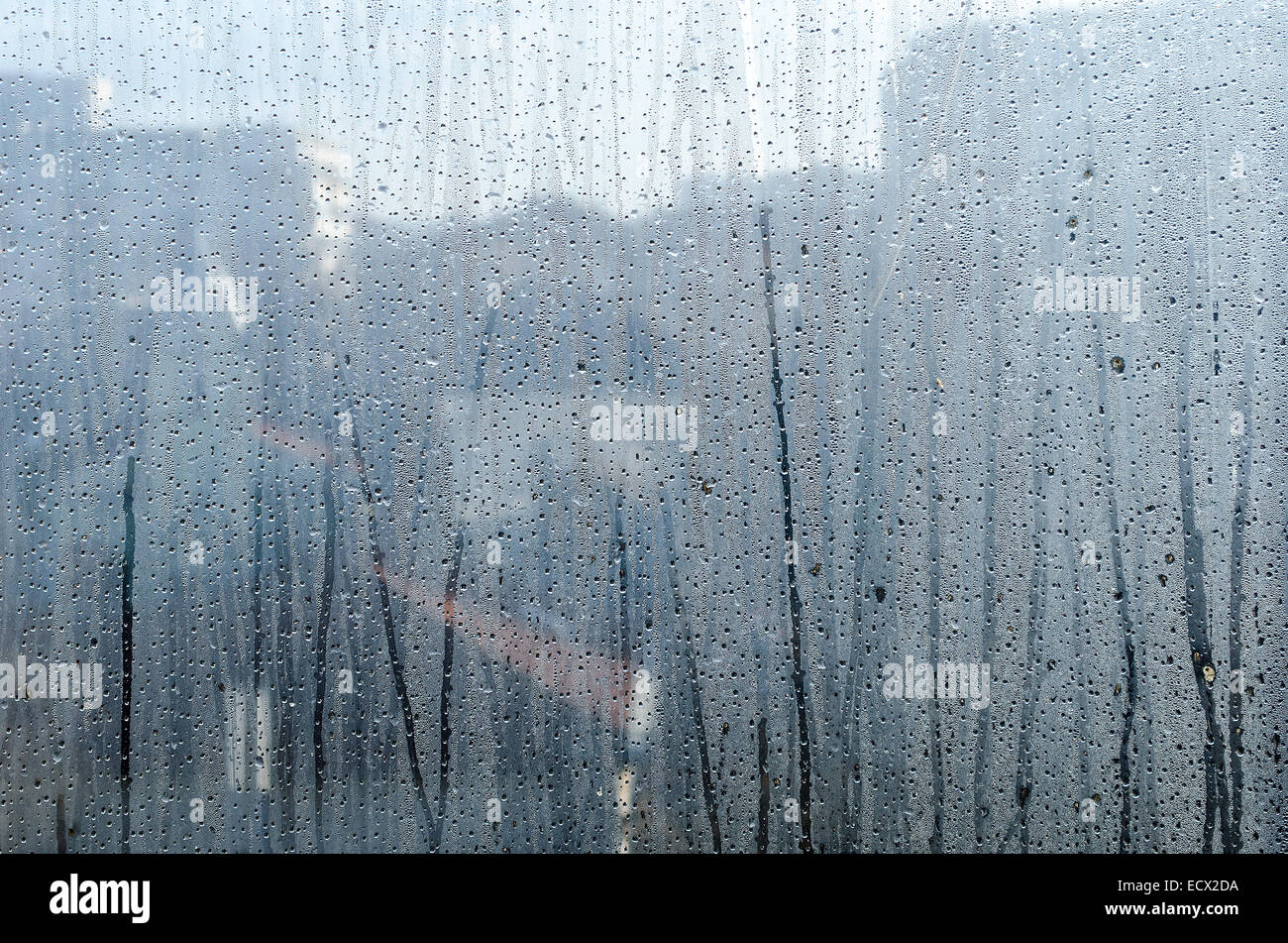 Closeup of natural water drop on glass background Stock Photo - Alamy