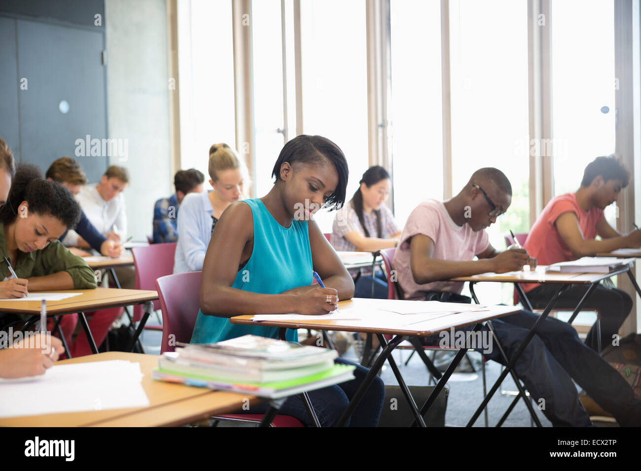 Adult learning classroom exam hi-res stock photography and images - Alamy