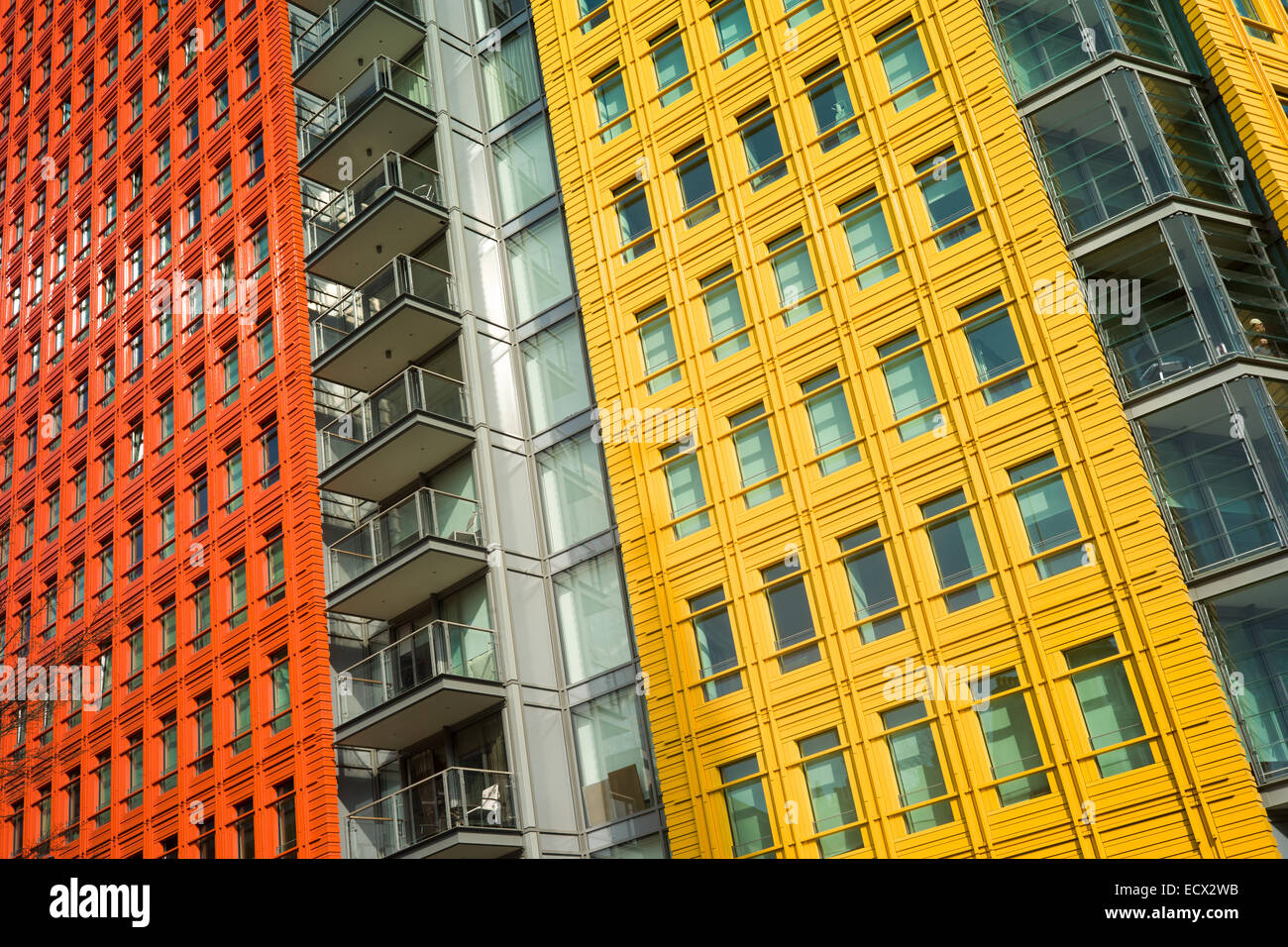Central St Giles, 1 St Giles High St, Red and Yellow office buildings ...