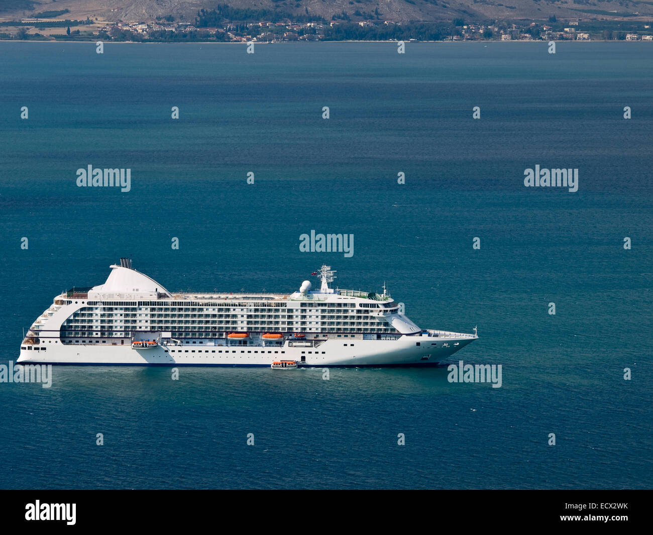 The picture of the big ocean liner Stock Photo - Alamy