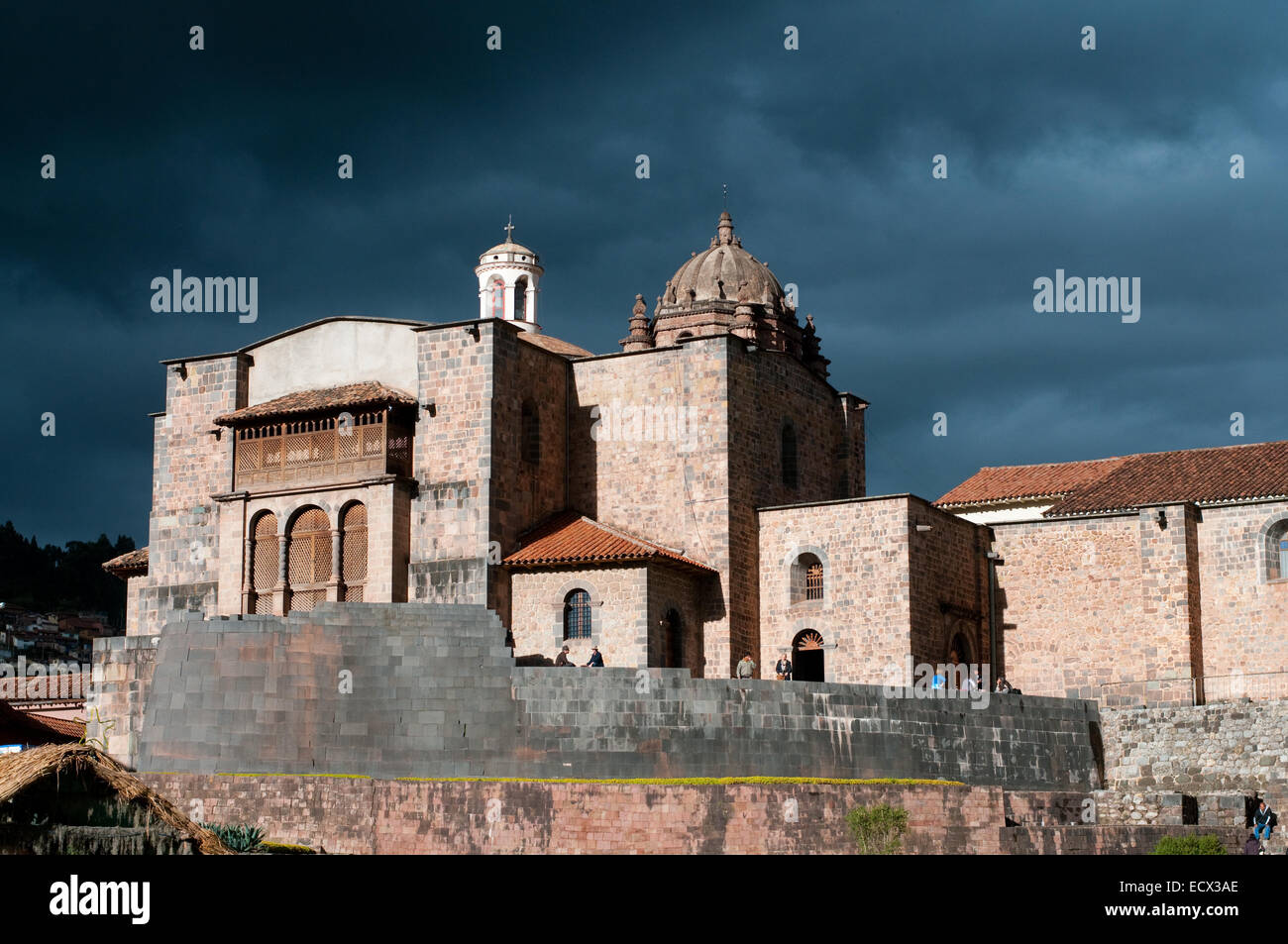 The Coricancha the most important temple in the Inca Empire Stock Photo ...