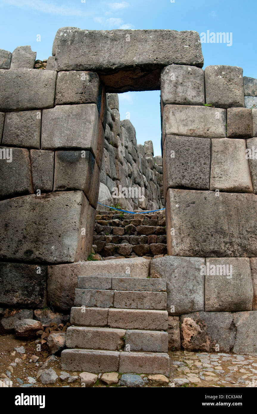 Ancient Inca stone sun gates Cusco Peru South America Stock Photo - Alamy