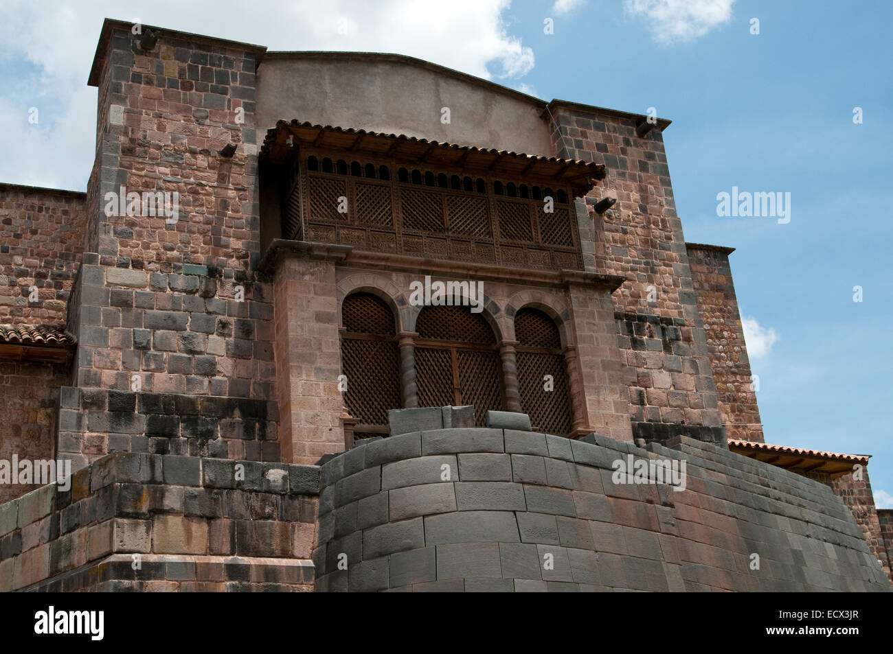 The Coricancha the most important temple in the Inca Empire Stock Photo ...