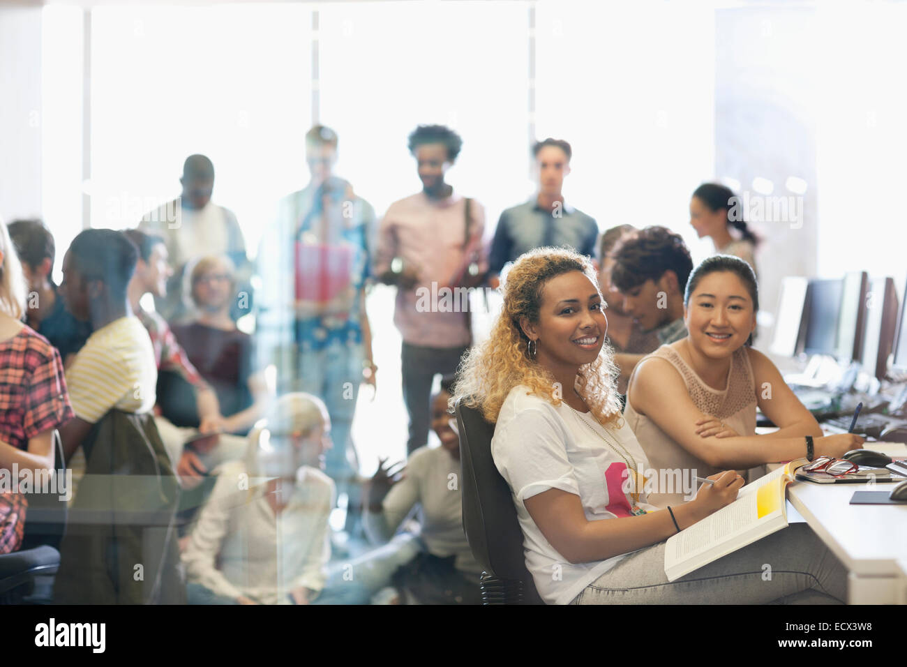 Portrait two university students hi-res stock photography and images ...
