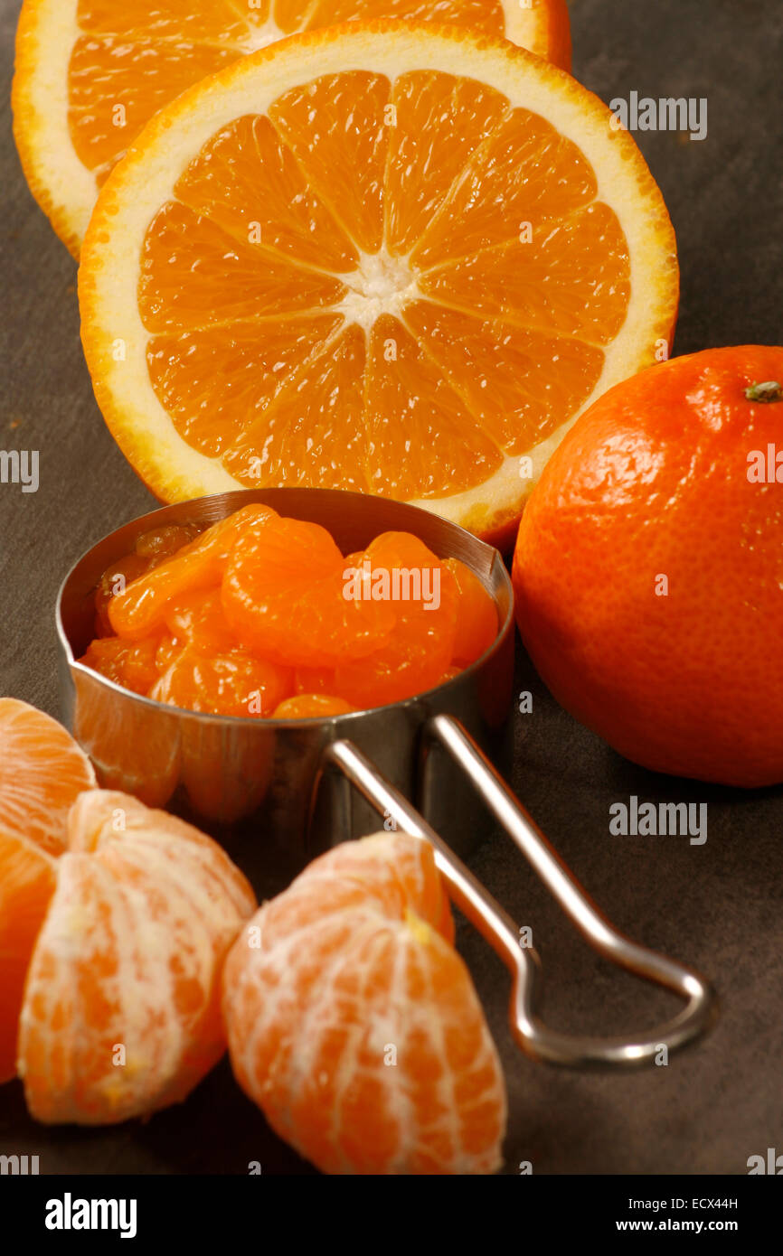 Orange halves hi-res stock photography and images - Alamy