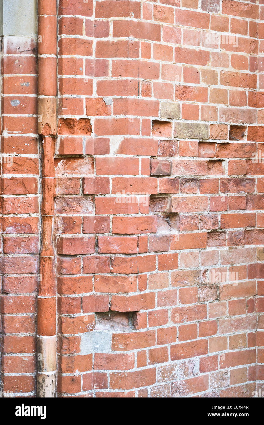 A delapidated brick wall Stock Photo - Alamy