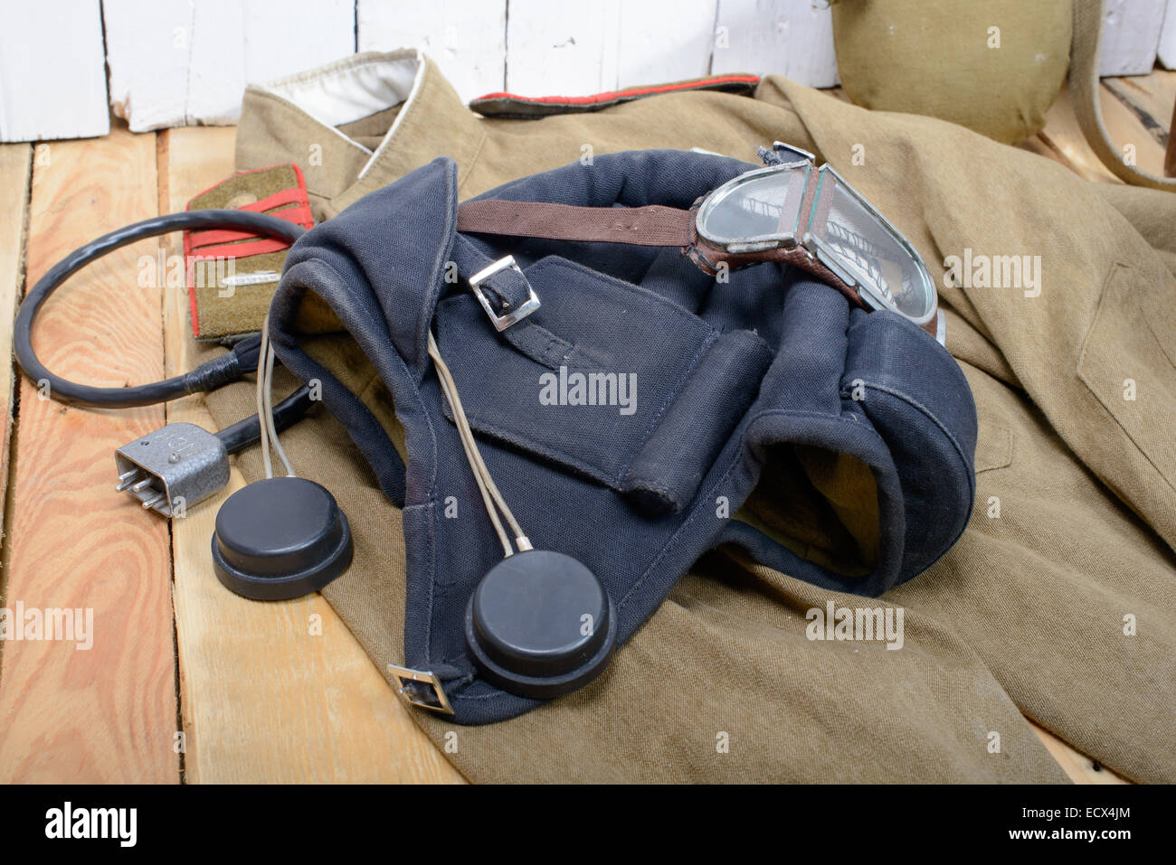 Soviet military pilot helmet hi-res stock photography and images - Alamy
