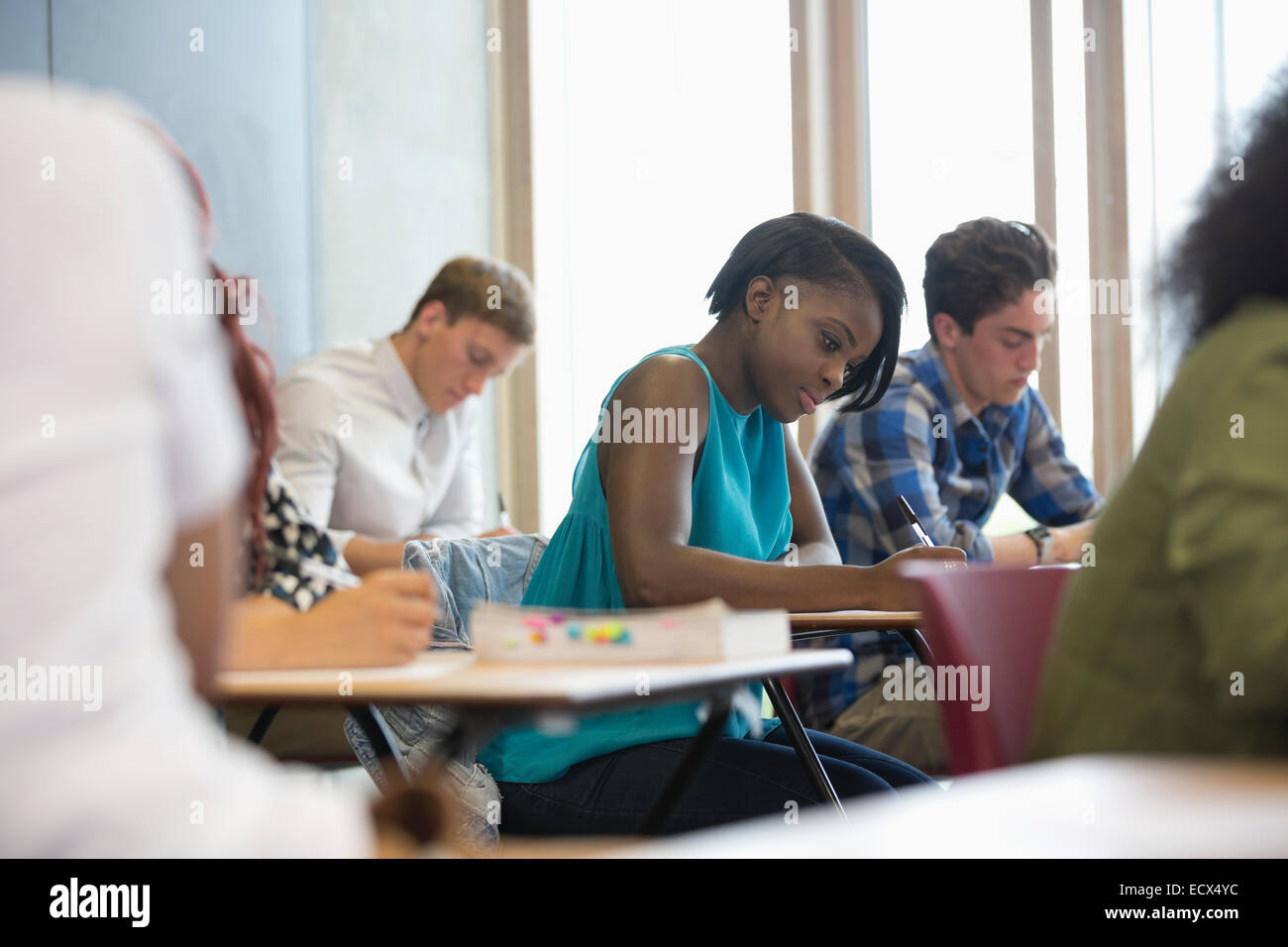 Student write educational test english hi-res stock photography and ...