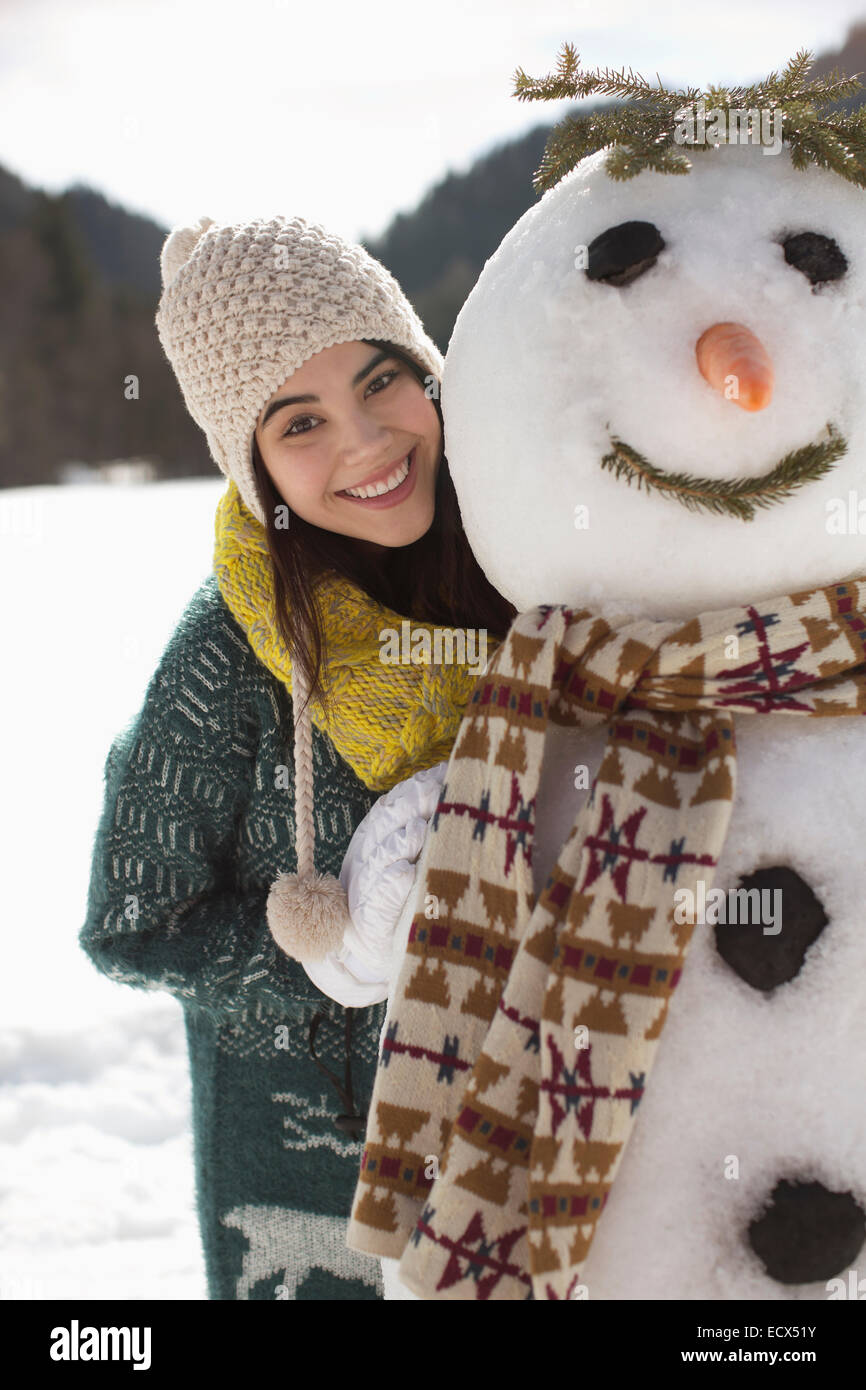 Female snowman hi-res stock photography and images - Alamy
