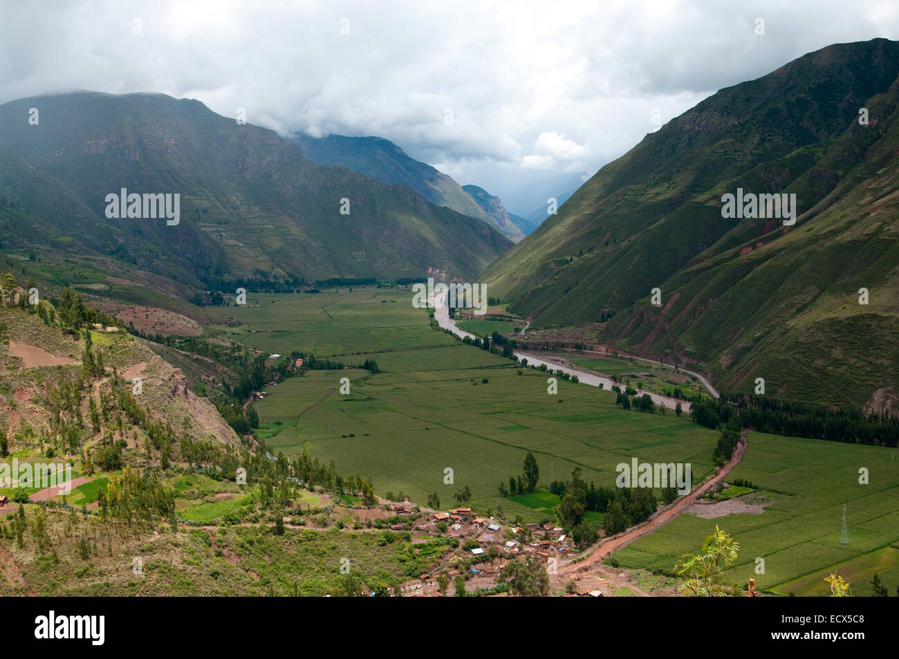 The picture of the valley in Peru Stock Photo - Alamy