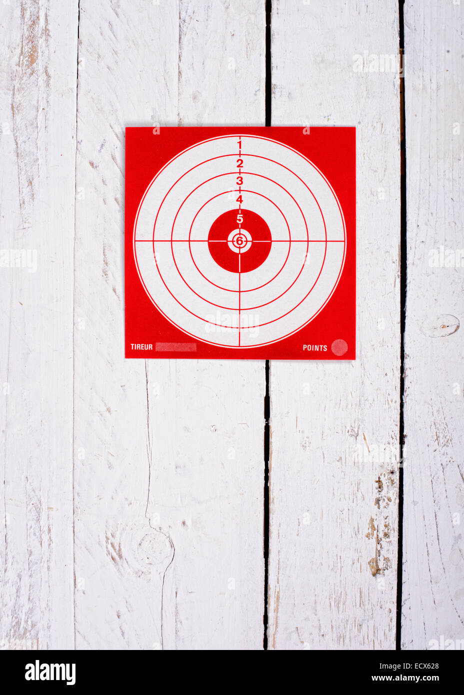 target card for precision shooting Stock Photo - Alamy