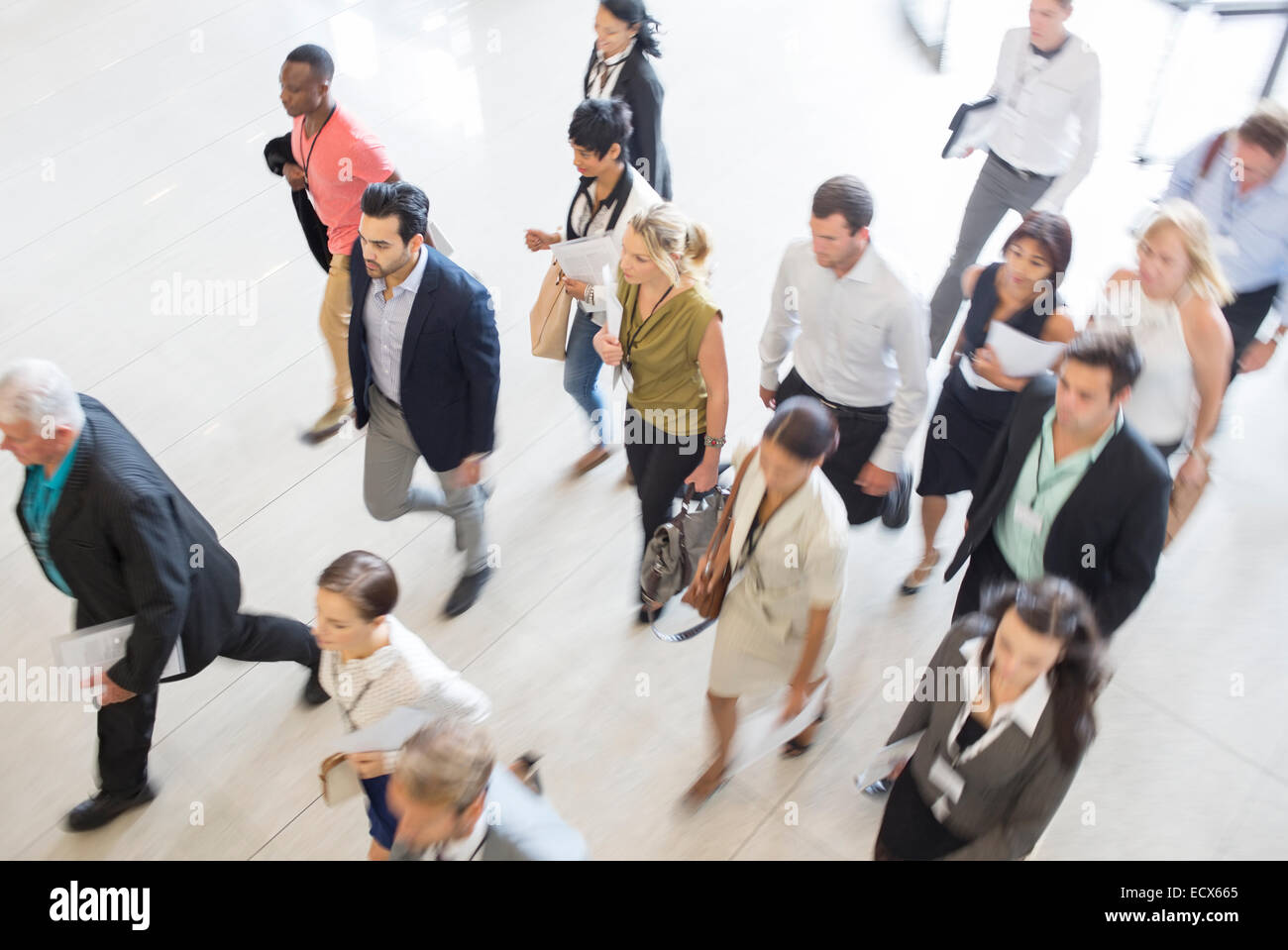 Woman office walking inside hi-res stock photography and images - Alamy