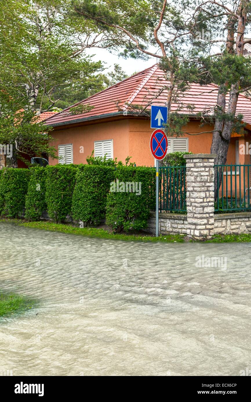 Flooded terrain in Balaton Stock Photo - Alamy