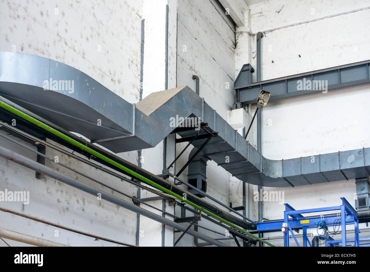 Industrial pipes of a building Stock Photo - Alamy